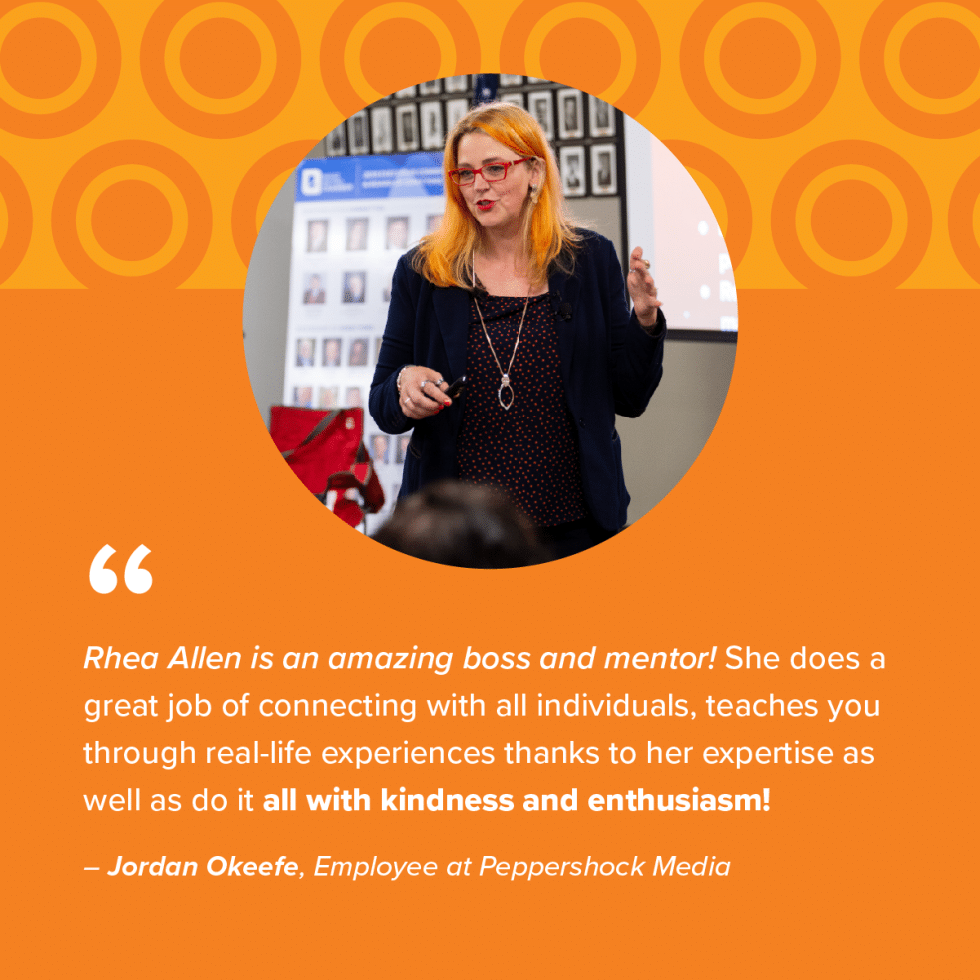 Rhea Allen Speaker | Information | Peppershock